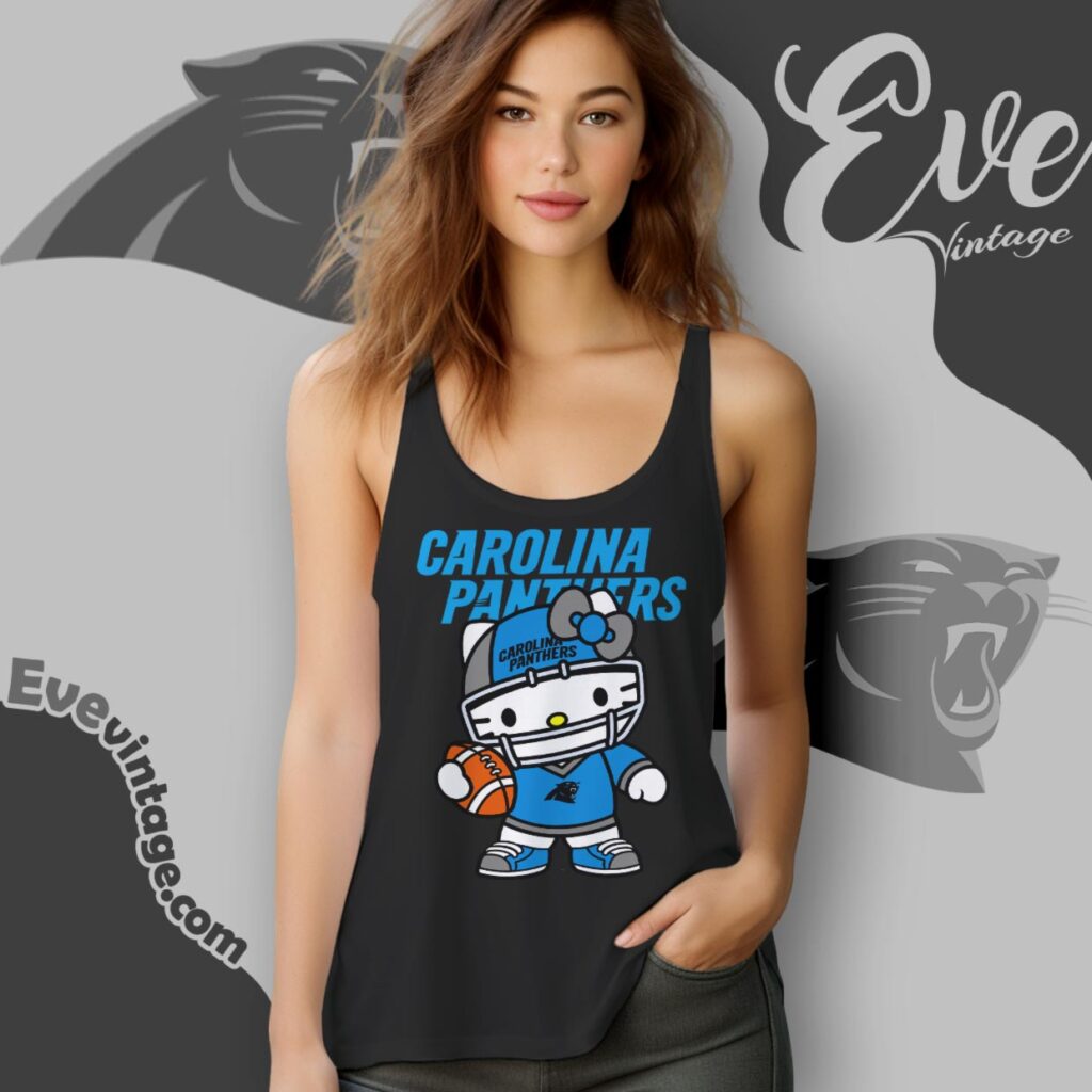 Carolina Panthers Hello Kitty Shirt - EVE Vintage