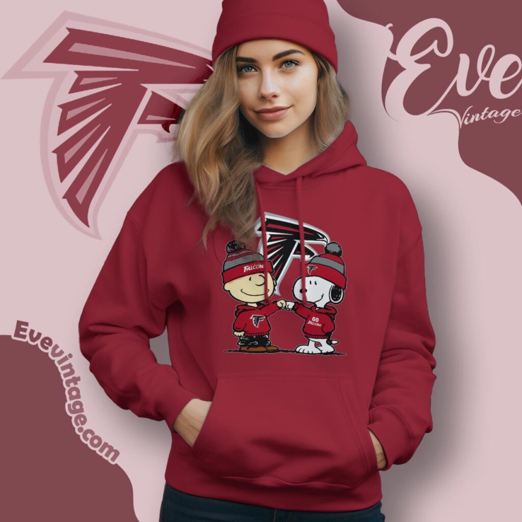 Charlie Brown And Snoopy Atlanta Falcons Shirt - EVE Vintage