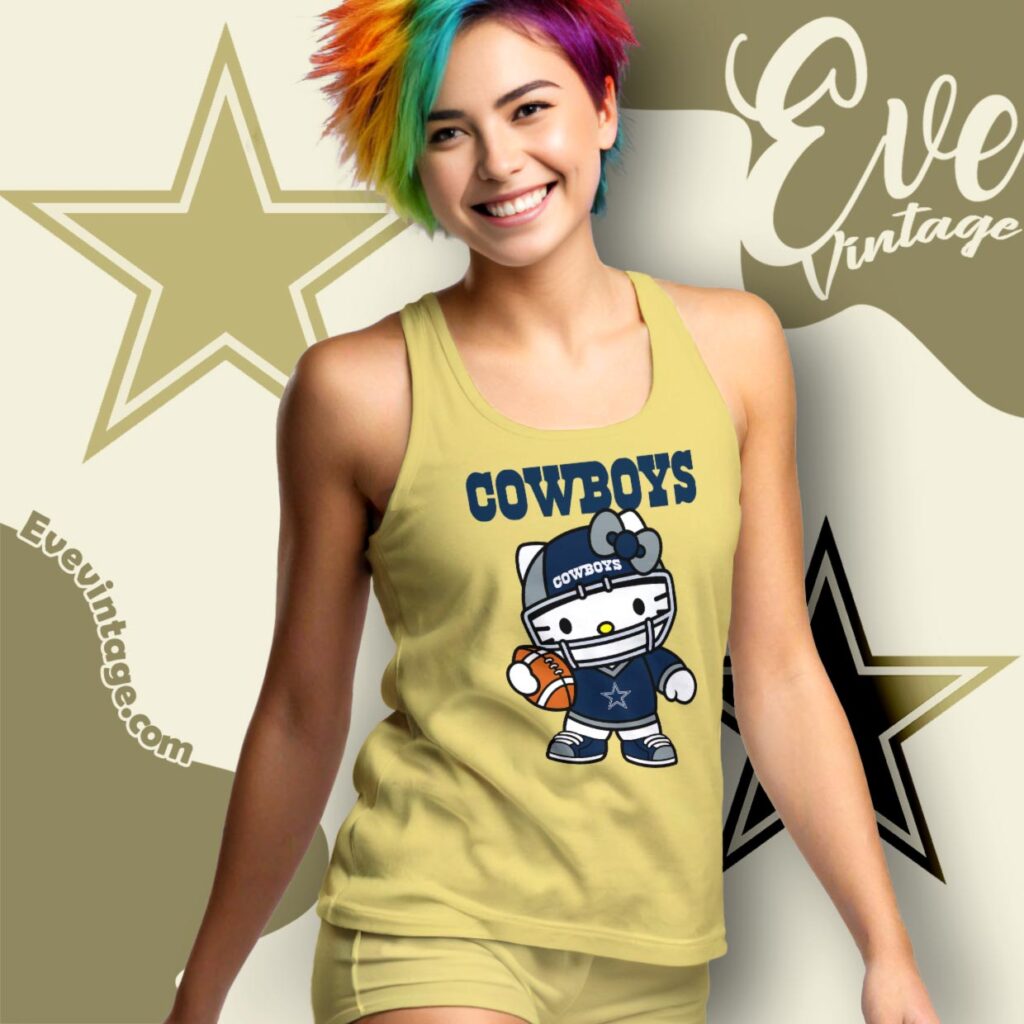 Dallas Cowboys Hello Kitty Shirt - EVE Vintage