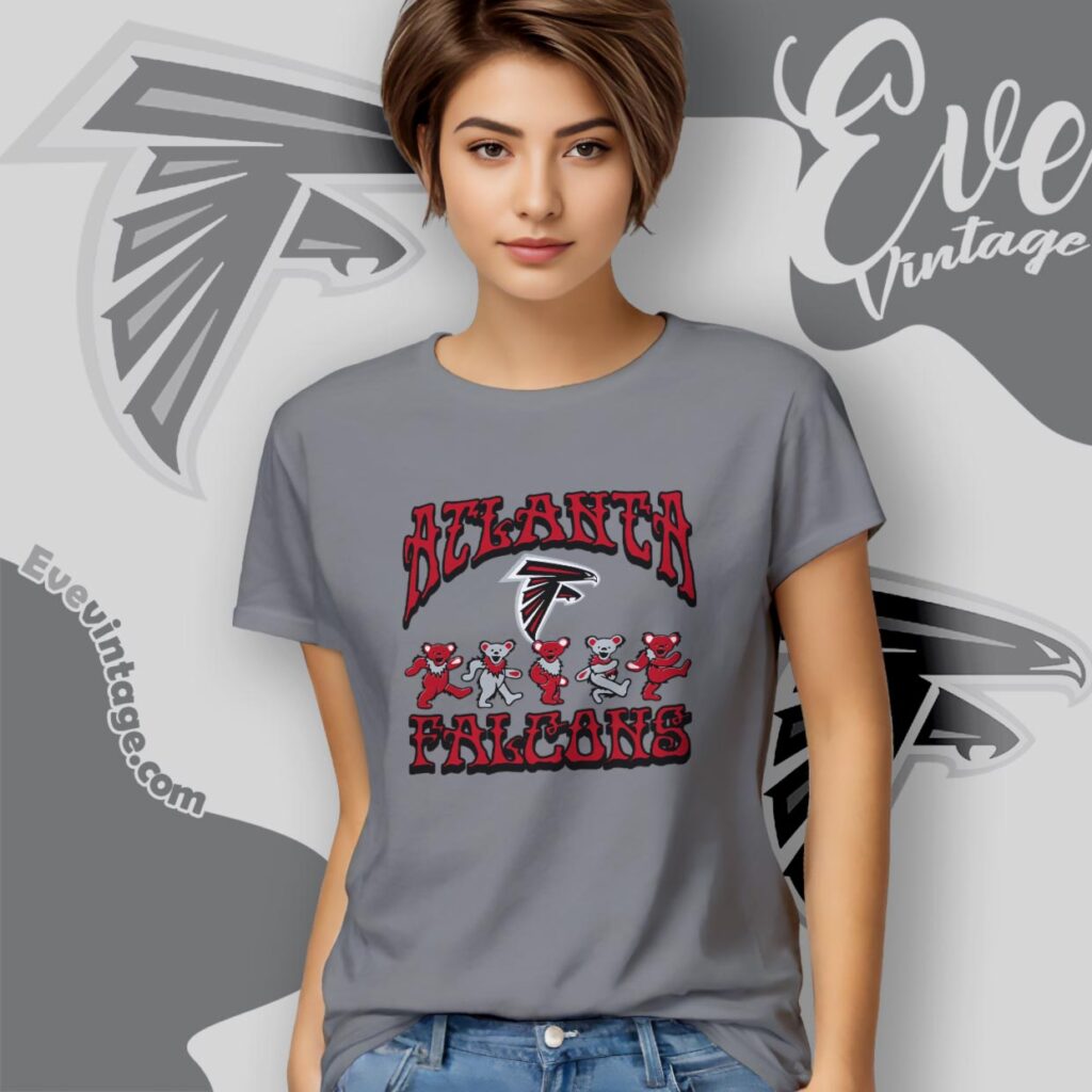 Atlanta Falcons Harley Davidson Skull Shirt - EVE Vintage
