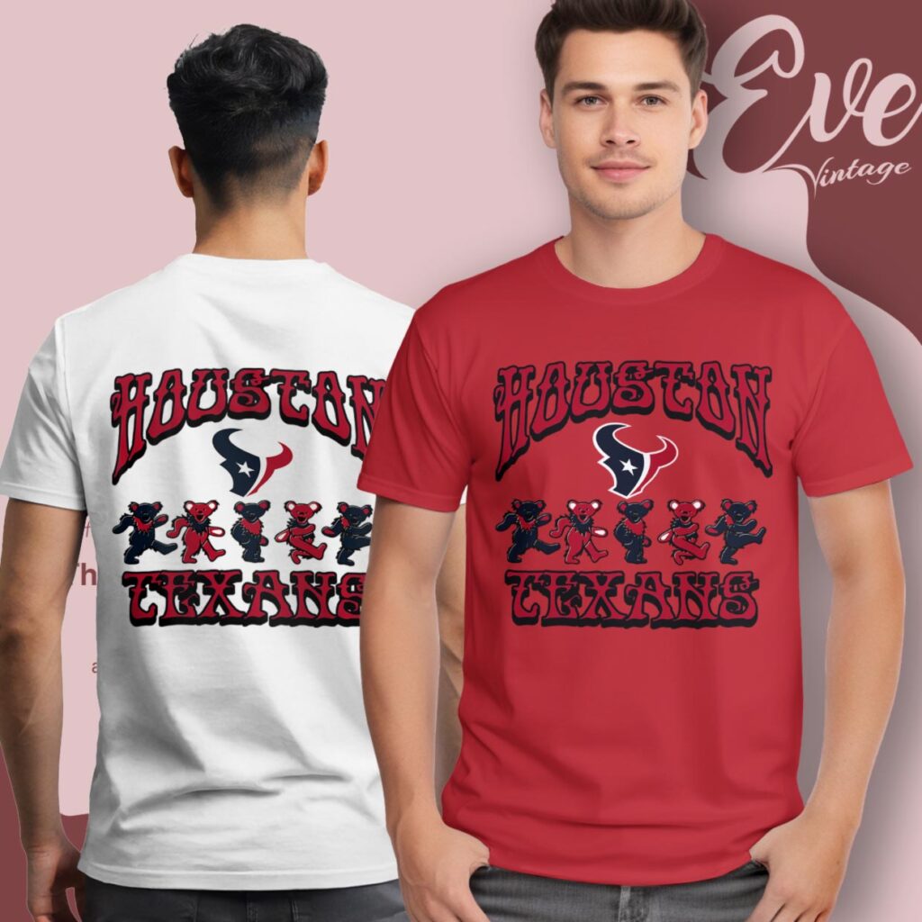 Charlie Brown And Snoopy Houston Texans Shirt - EVE Vintage