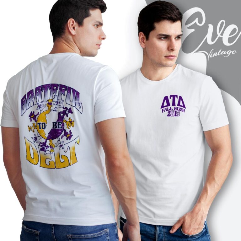 Grateful Dead Fraternity Delta Tau Delta Fall Rush 2019 Shirt - EVE Vintage