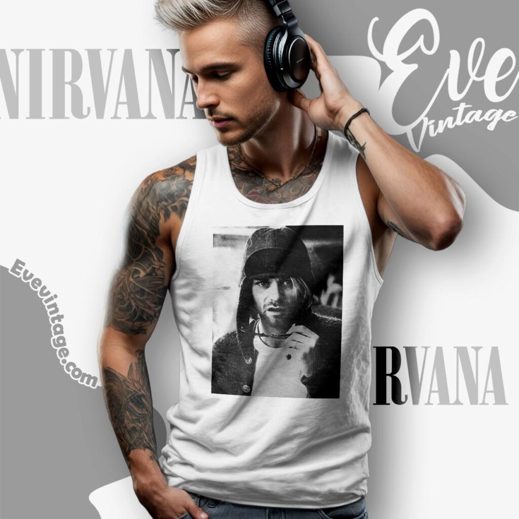 Kurt Cobain Portrait In NY July 1993 Shirt - EVE Vintage