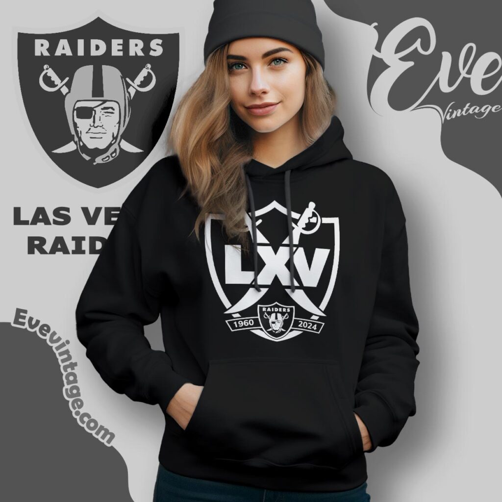 Las Vegas Raiders Anniversary 65th 2024 Shirt - EVE Vintage