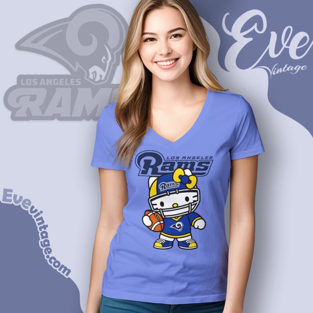 Los Angeles Rams Hello Kitty Shirt - EVE Vintage