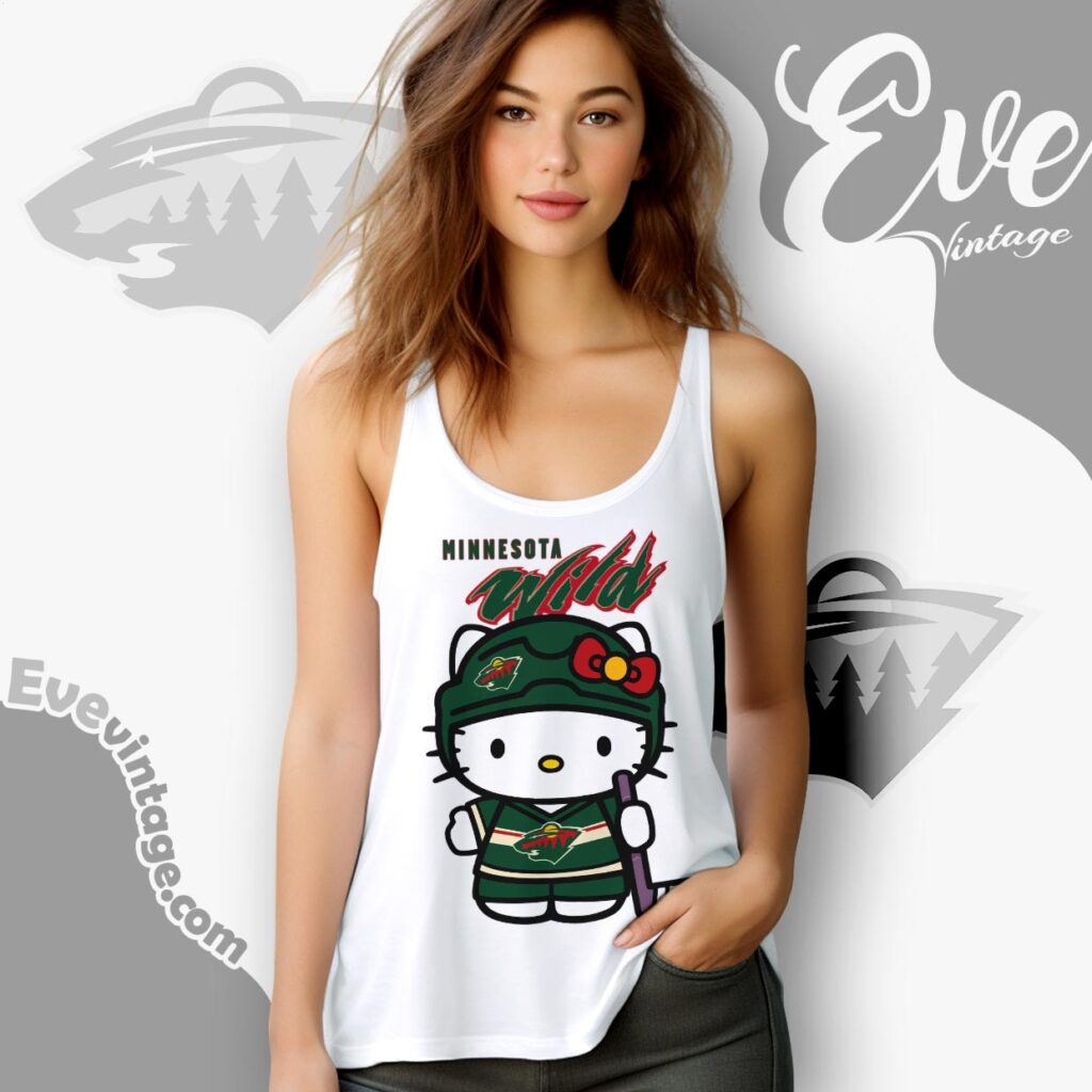Minnesota Wild Hello Kitty Shirt - EVE Vintage