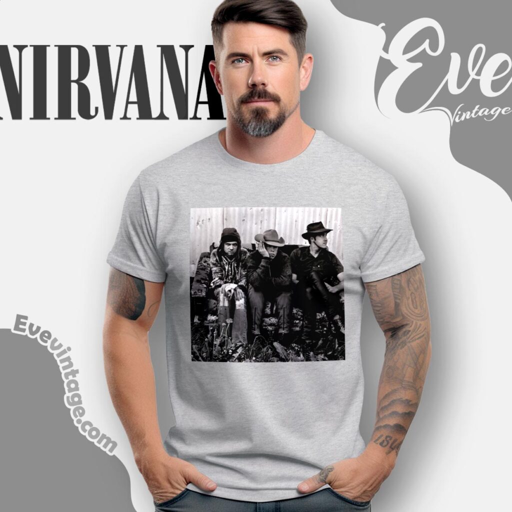 Nirvana In Seattle July 1993 By Anton Corbijn Shirt - EVE Vintage