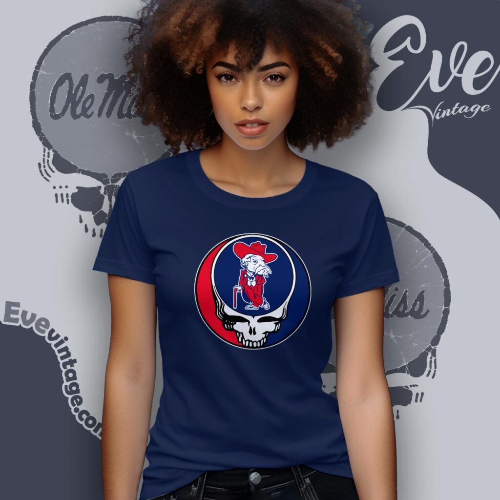 Ole Miss Colonel Rebel Steal Your Face Shirt - EVE Vintage