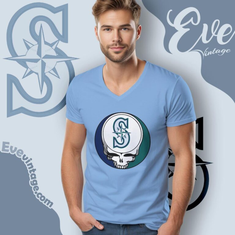 Seattle Mariners Steal Your Face Grateful Dead Shirt - EVE Vintage