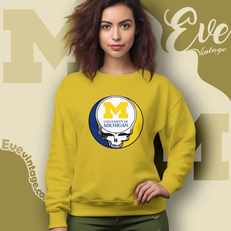 University Of Michigan Ann Arbor Steal Your Face Grateful Dead Shirt ...
