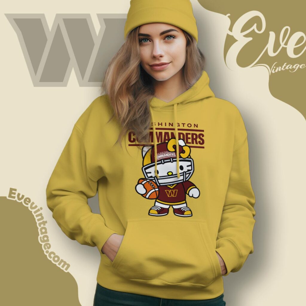 Washington Commanders Hello Kitty Shirt - EVE Vintage